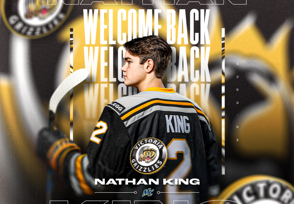 Nathan King returns to the Grizzlies lineup for a 3rd season | Victoria Grizzlies