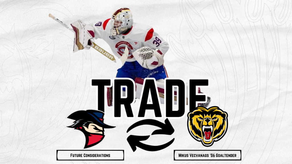 Victoria Acquires Canadiens Drafted Netminder Mikus Vecvanags From ...